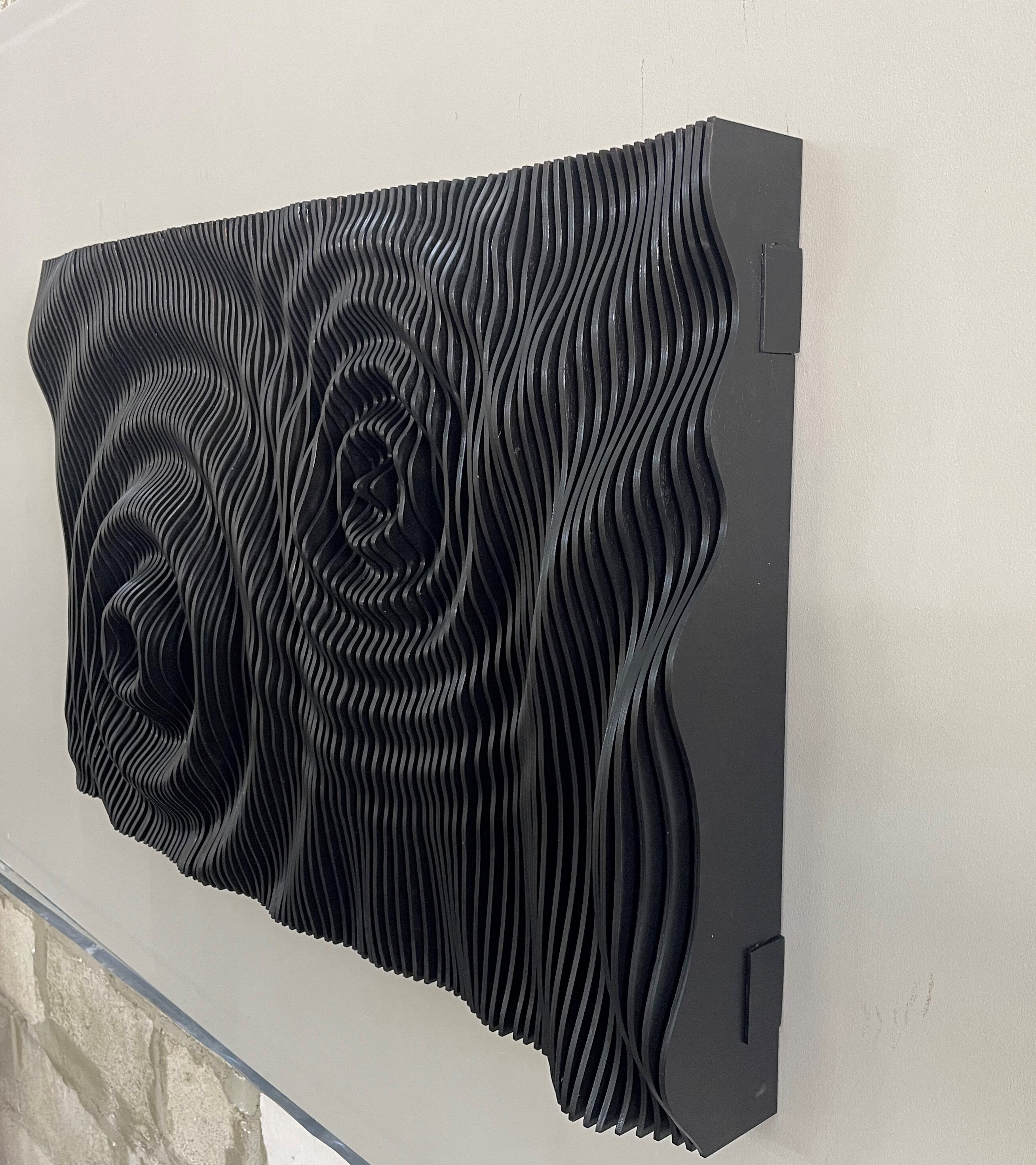 Parametric Wall Art Wood Wall Decor Parametric Design Wood Wall Art ...