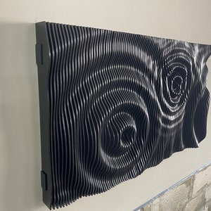 Parametric Wall Art Wood Wall Decor Parametric Design Wood Wall Art ...