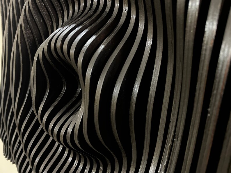 Parametric Wall Art Wood Wall Decor Parametric Design Wood Wall Art ...