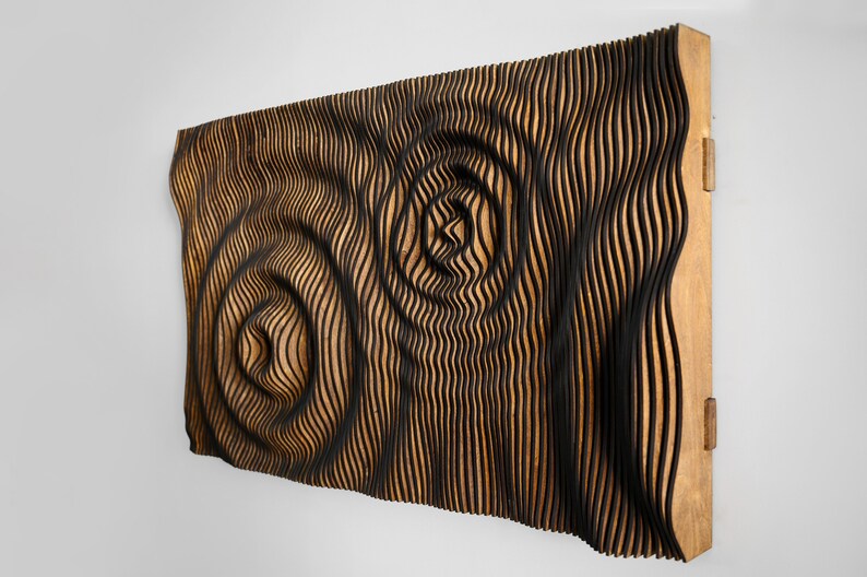 Parametric Wall Art Wood Wall Decor Parametric Design - Etsy UK