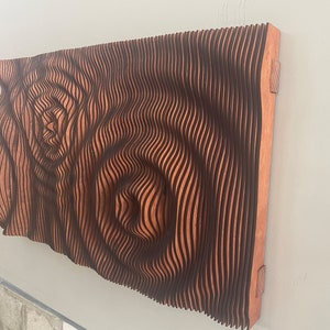 Parametric Wall Art Wood Wall Decor Parametric Design Wood Wall Art ...