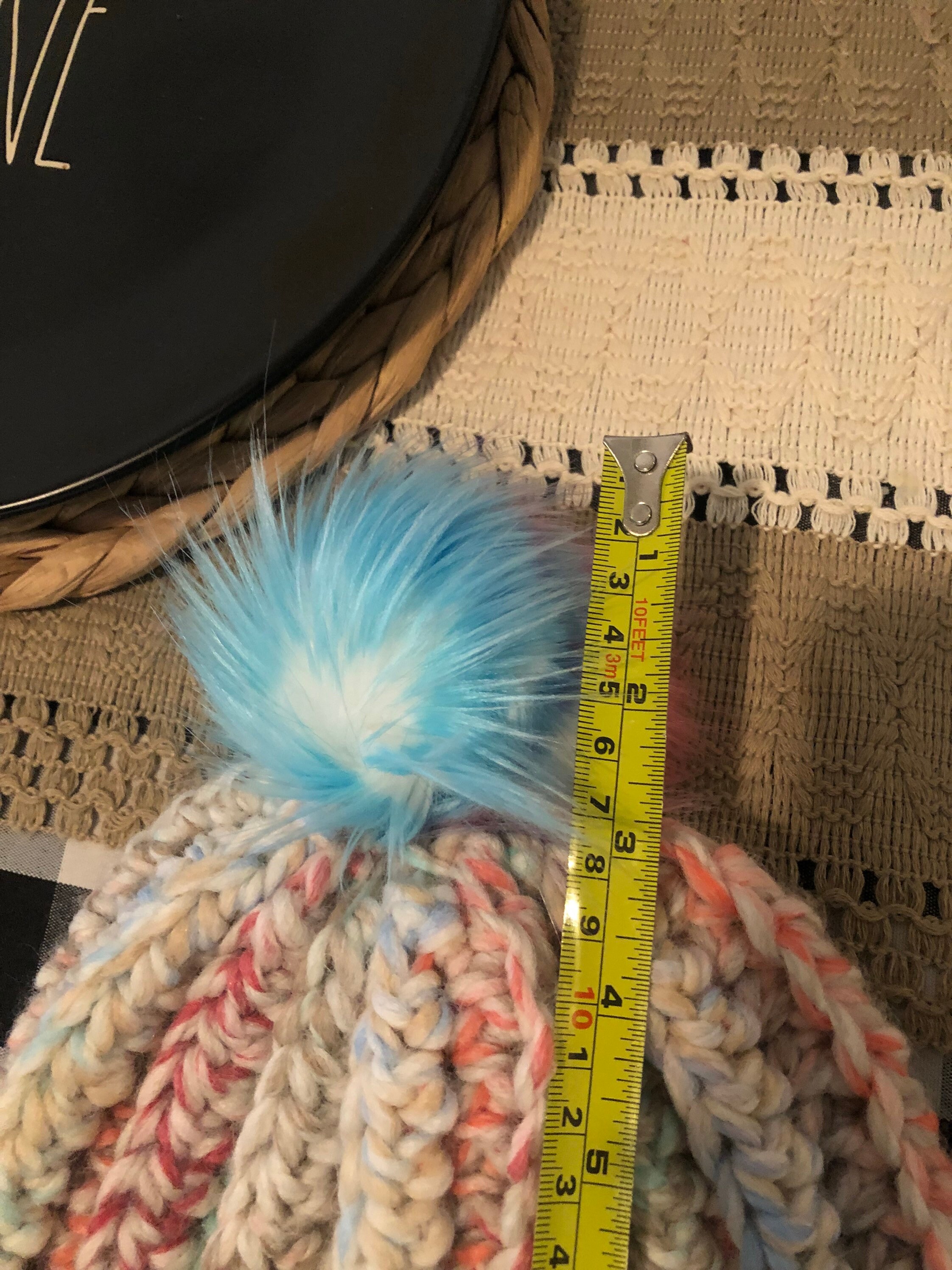 Tik Tok Beanie Hat Pastel Rainbow Crochet Hat Crochet Winter | Etsy