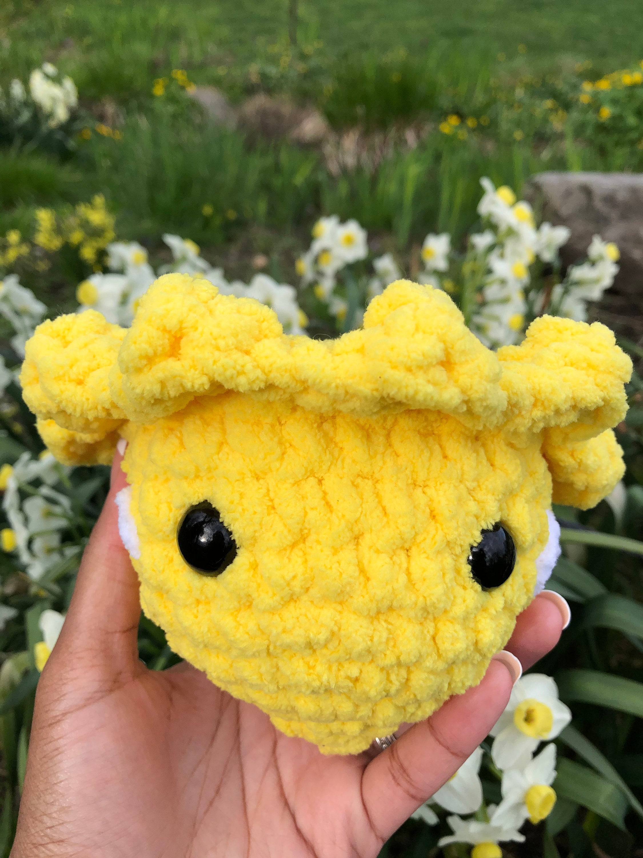 Stuffed Animals & Plushies Stress Ball Yellow Tulip Flower Plush Toy ...