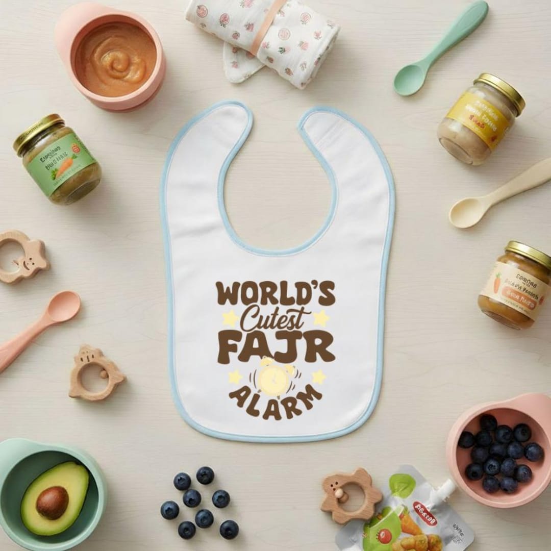 World's Cutest Fajr Alarm Terry Bib Ramadan Decor - Etsy