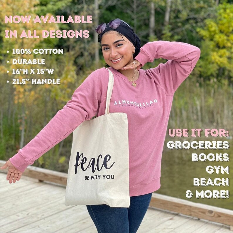 Eid Mubarak Tote Bag: Islamic Gifts Gift, Ramadan Gift Decor Ramadan ...