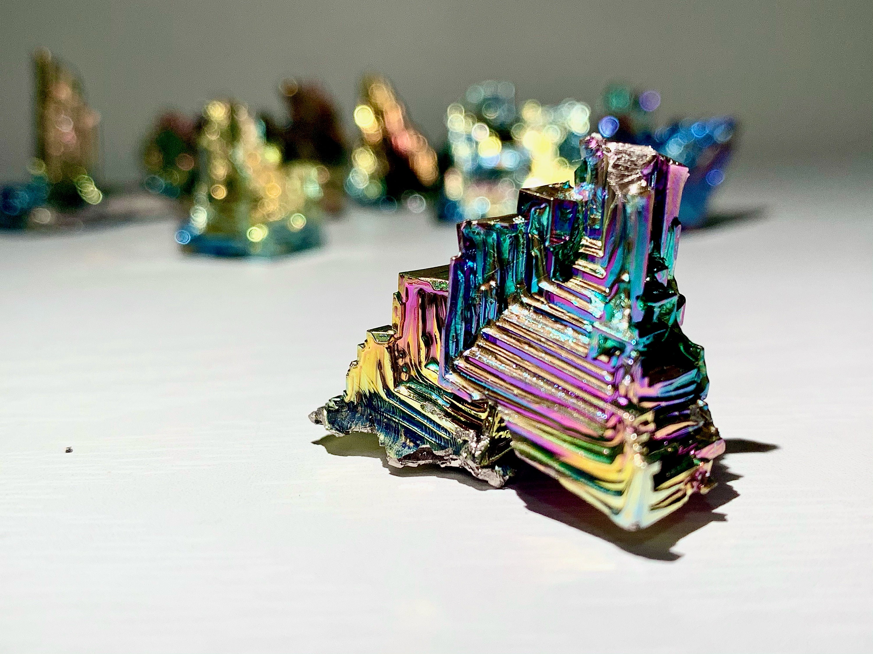 5 Rare Bismuth Crystal Gem Stones Crafts Jewelry - Etsy