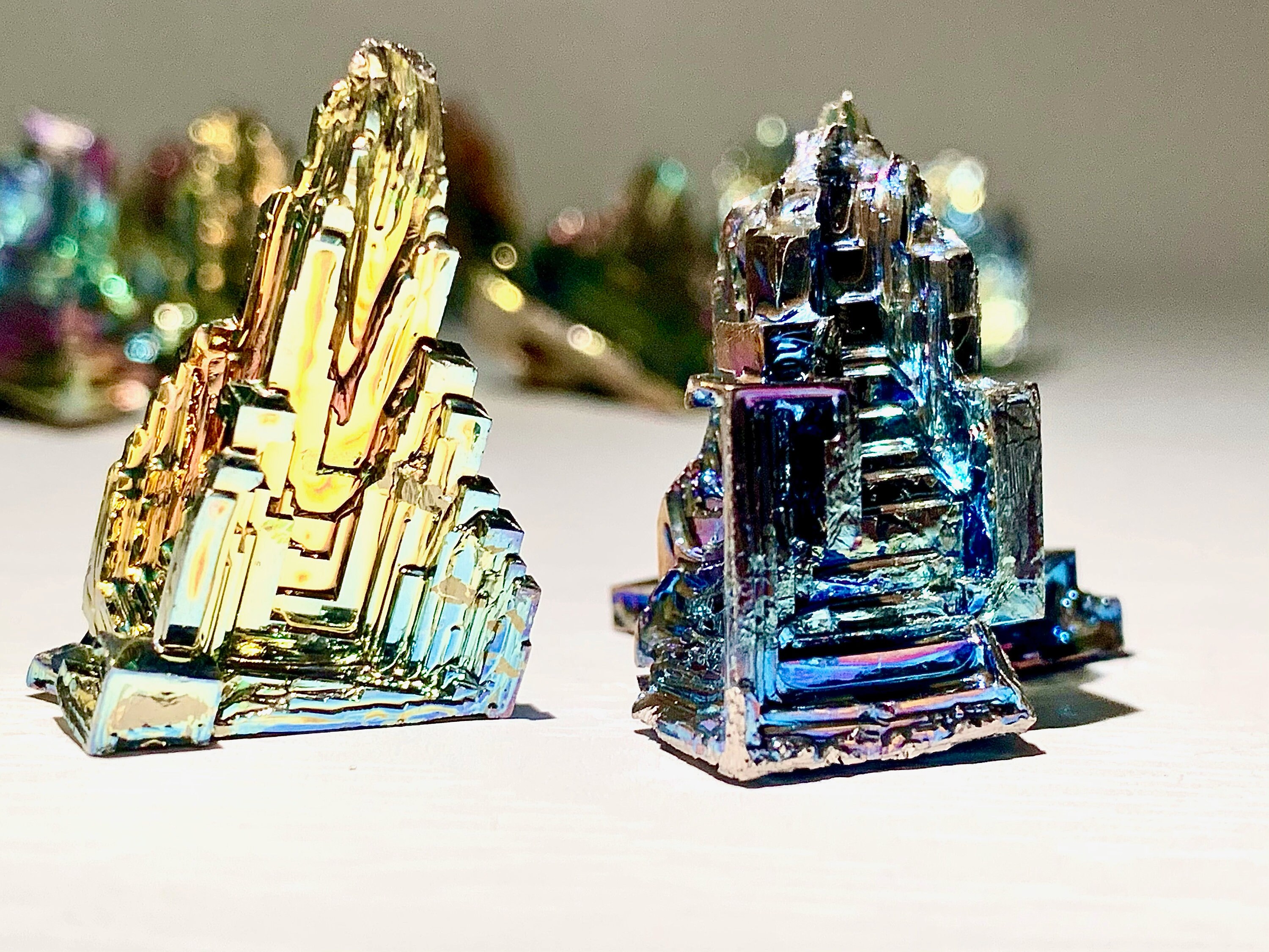 5 Rare Bismuth Crystal Gem Stones Crafts Jewelry - Etsy