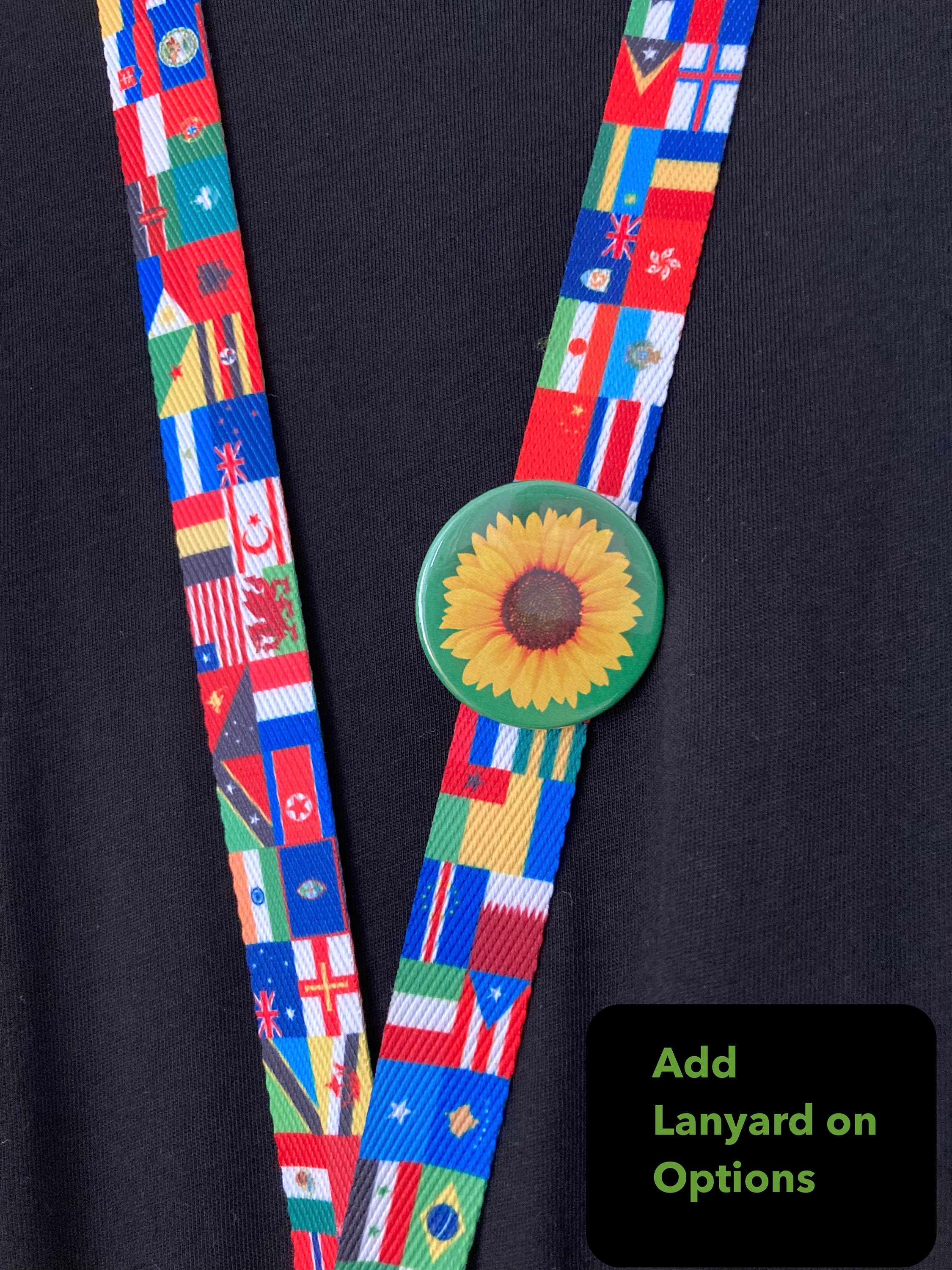 Sunflower Hidden Disability Badge Pin 38mm/1.5 Inches - Etsy