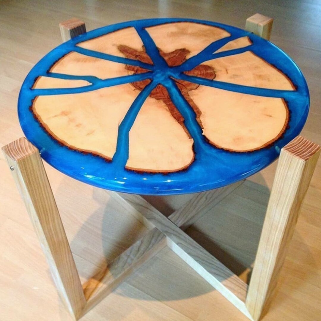 Epoxy Table Top Round Epoxy Resin Table Top River Pattern Tabletop ...