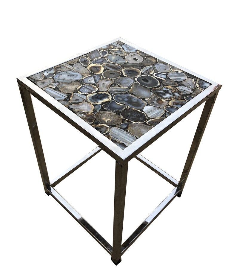 Handmade Square Agate Table Top: Centerpiece, Counter, or Desk - Etsy