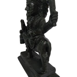 Black Stone Lord Shani Dev Maharaj Bhagwan, Shanidev Statue Idol ...