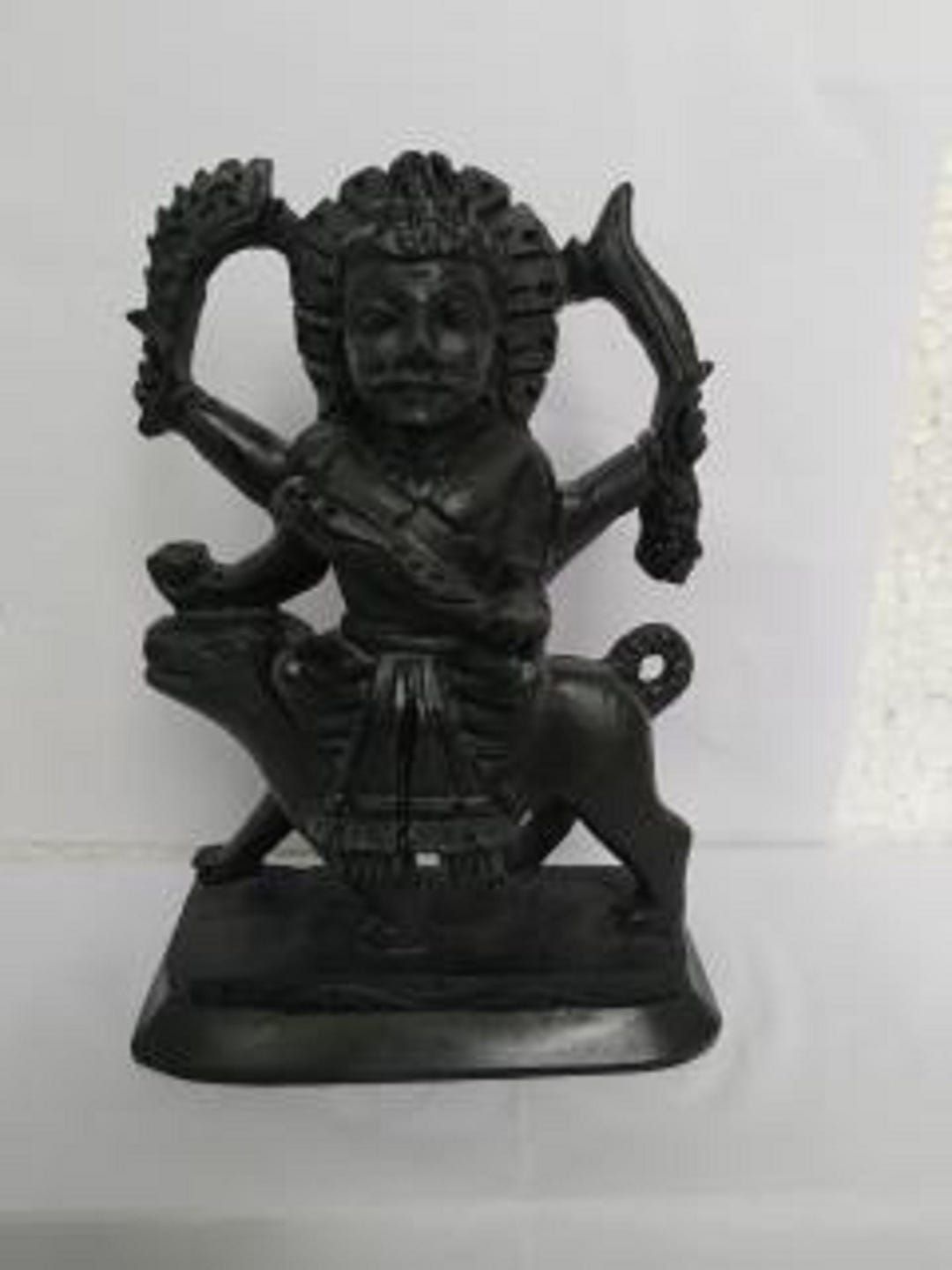 Black Stone Lord Bhairav Dev Maharaj Bhagwan, Bherab Statue Idol ...
