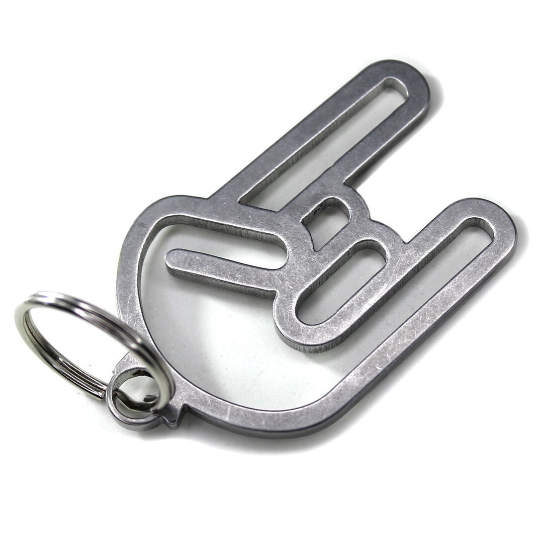 Dub Spencer "rocker" Hand Sign Code Keychain Made of Stainless Steel ...