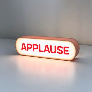 Applause Sign Lamp, Applause Light Box, Lights for Podcast - Etsy