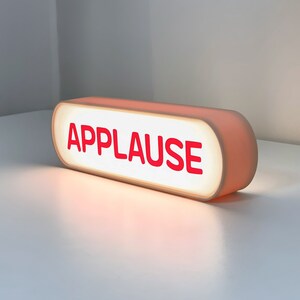 Applause Sign Lamp, Applause Light Box, Lights for Podcast - Etsy