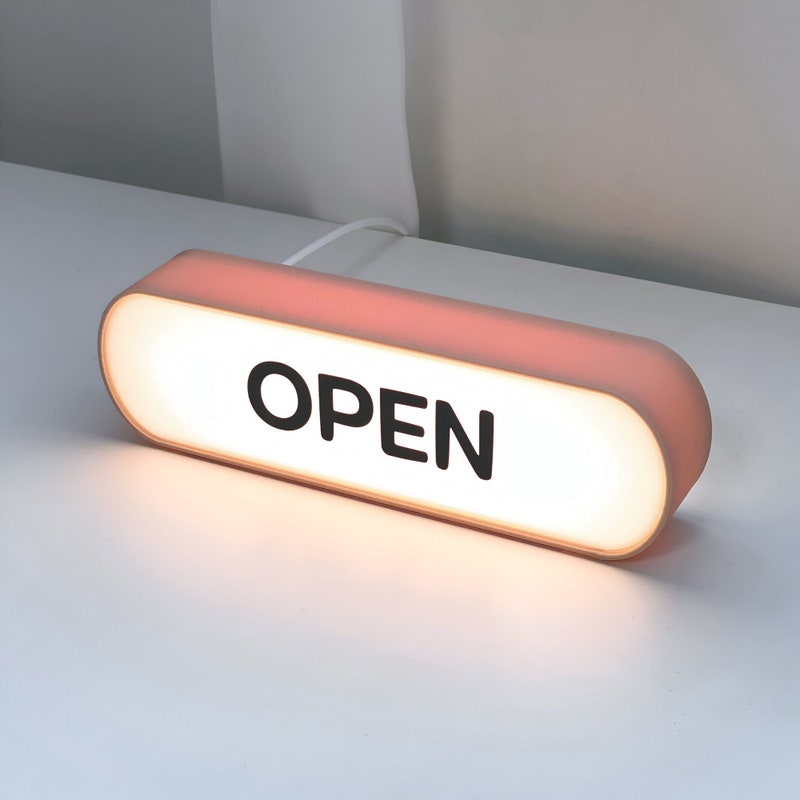 Lighted Open Sign - Etsy
