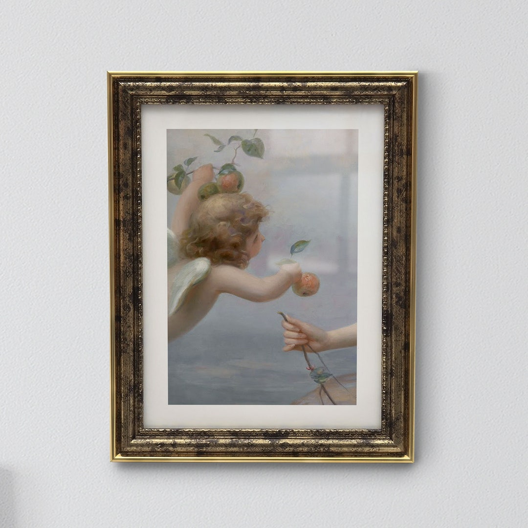 Coquette Aesthetic Wall Art Picture Frame, Rococo Art, Coquette Room ...