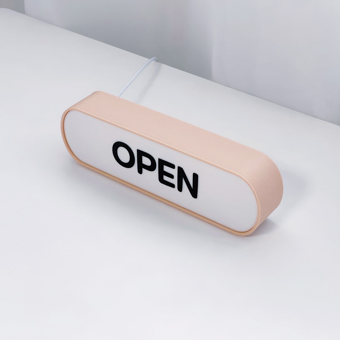 Open Sign Lamp, Open Lightbox, Entrance Light Sign, Open Desk Lamp - Etsy