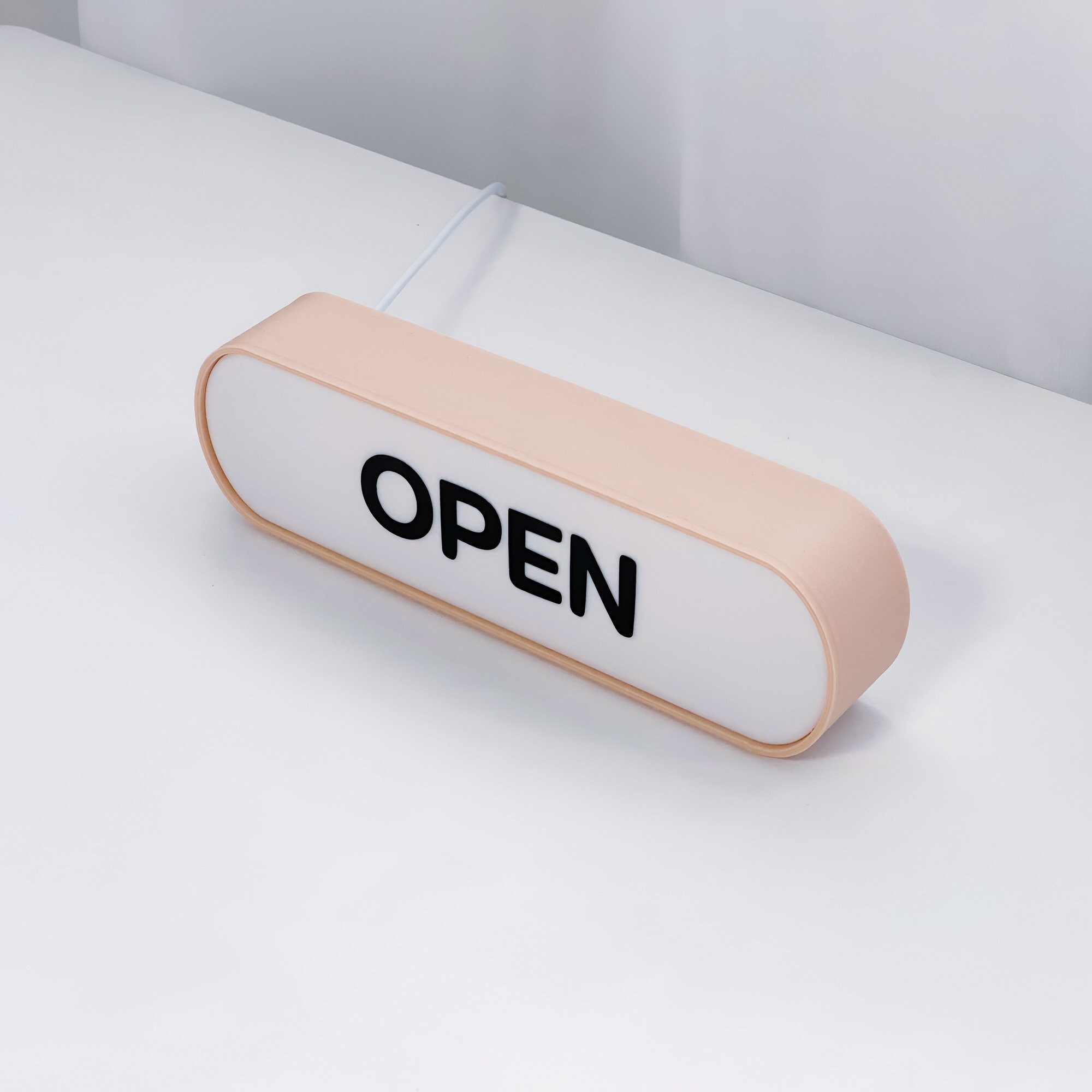 Open Sign Lamp, Open Lightbox, Entrance Light Sign, Open Desk Lamp - Etsy