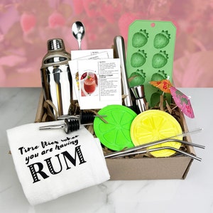 Cocktail Gift Box, Fruit Cocktail Gift, Cocktail Shaker Kit, Bartender ...
