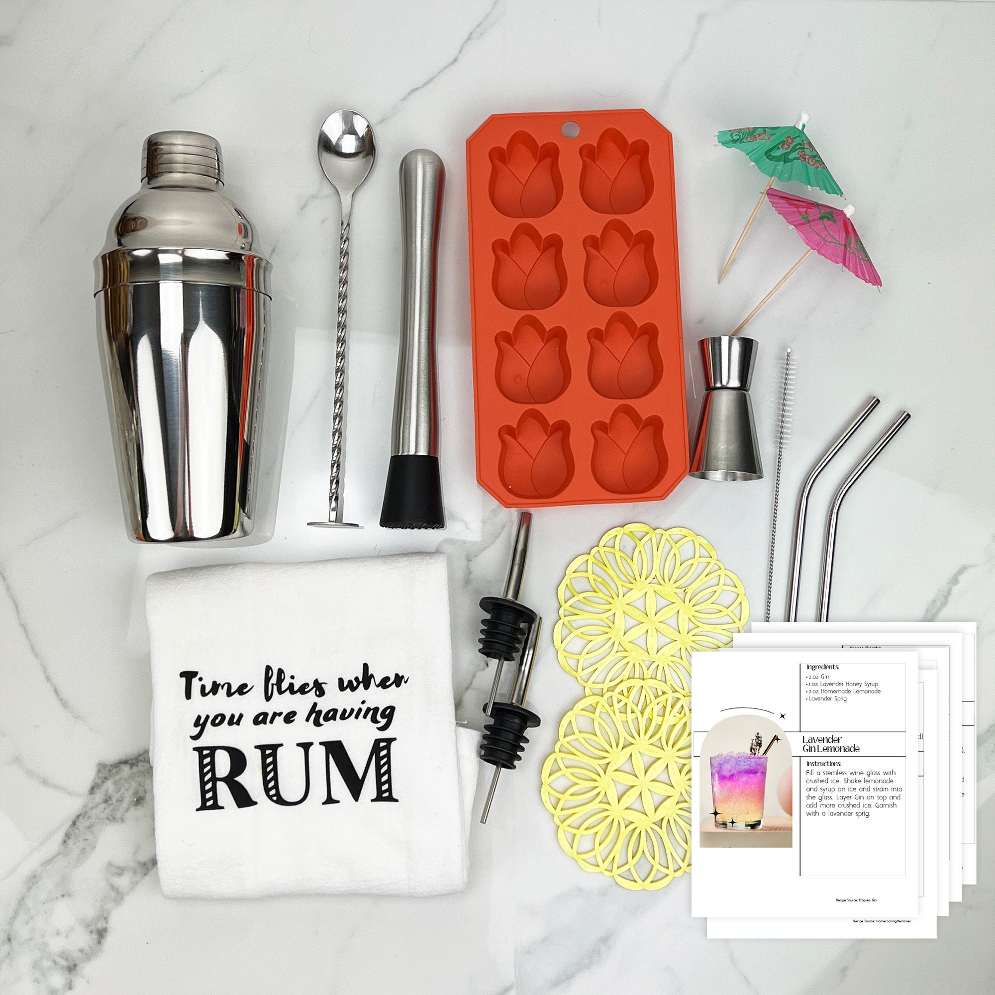 Cocktail Gift Box Fruit Cocktail Gift Cocktail Shaker Kit - Etsy