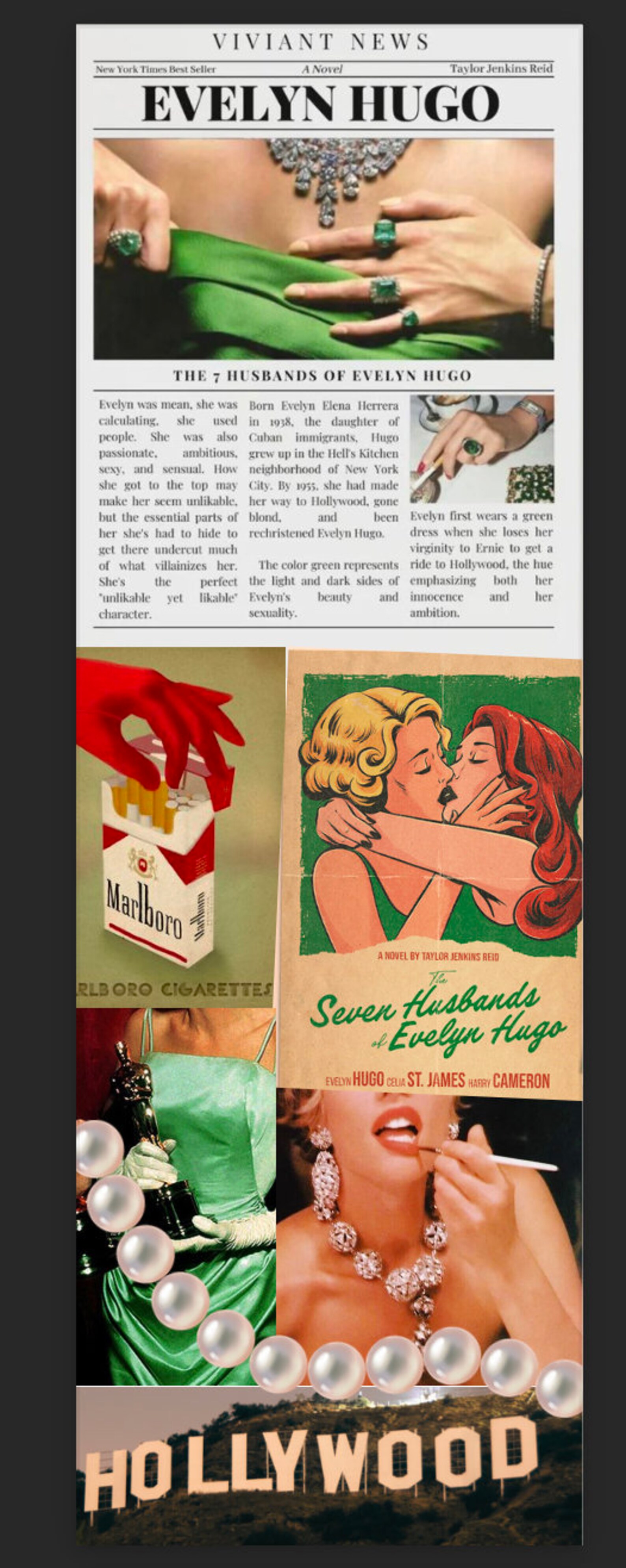 The Seven Husbands of Evelyn Hugo Bookmark - Etsy