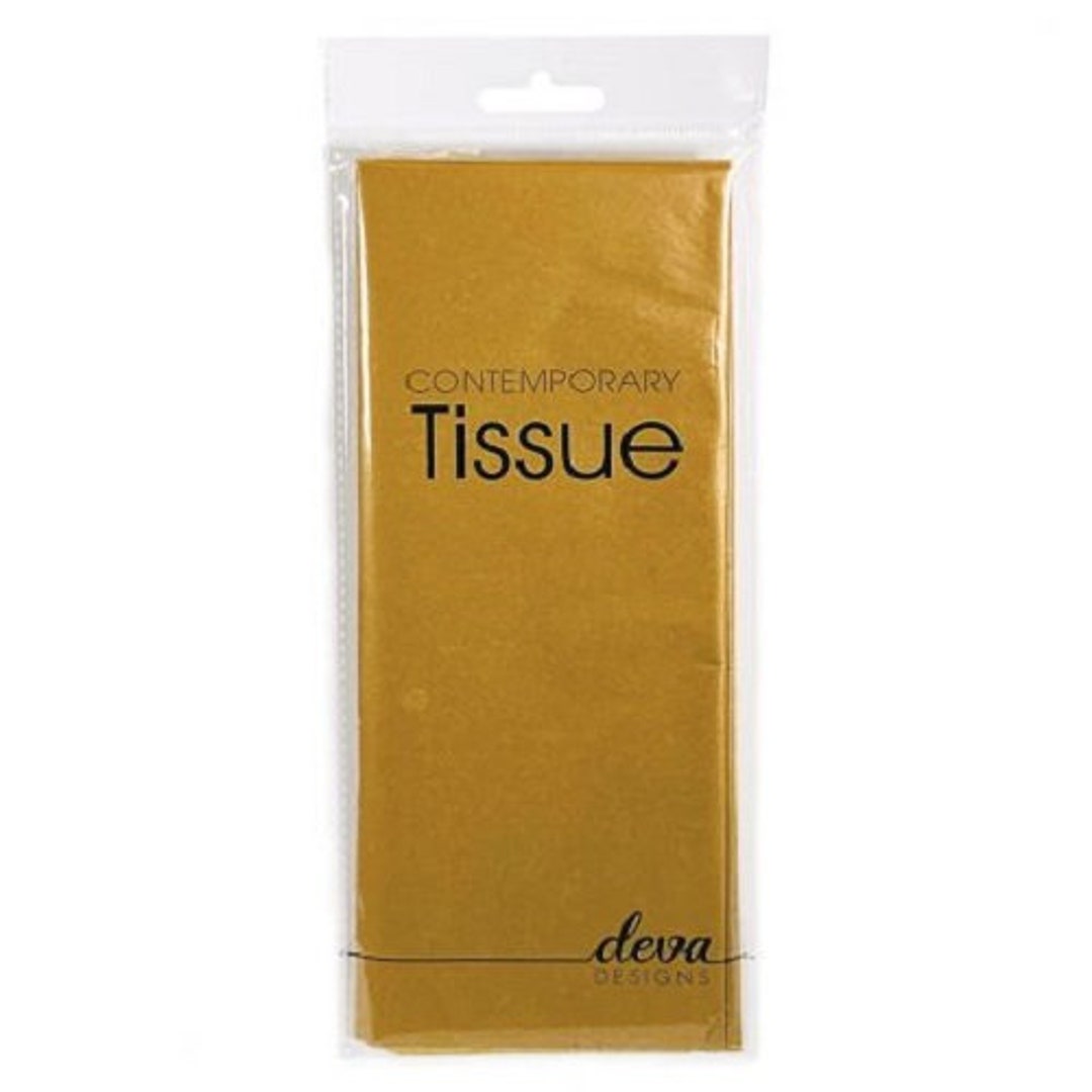 Luxury Metallic Gold Tissue Paper Pack 4 Large Sheets - Etsy