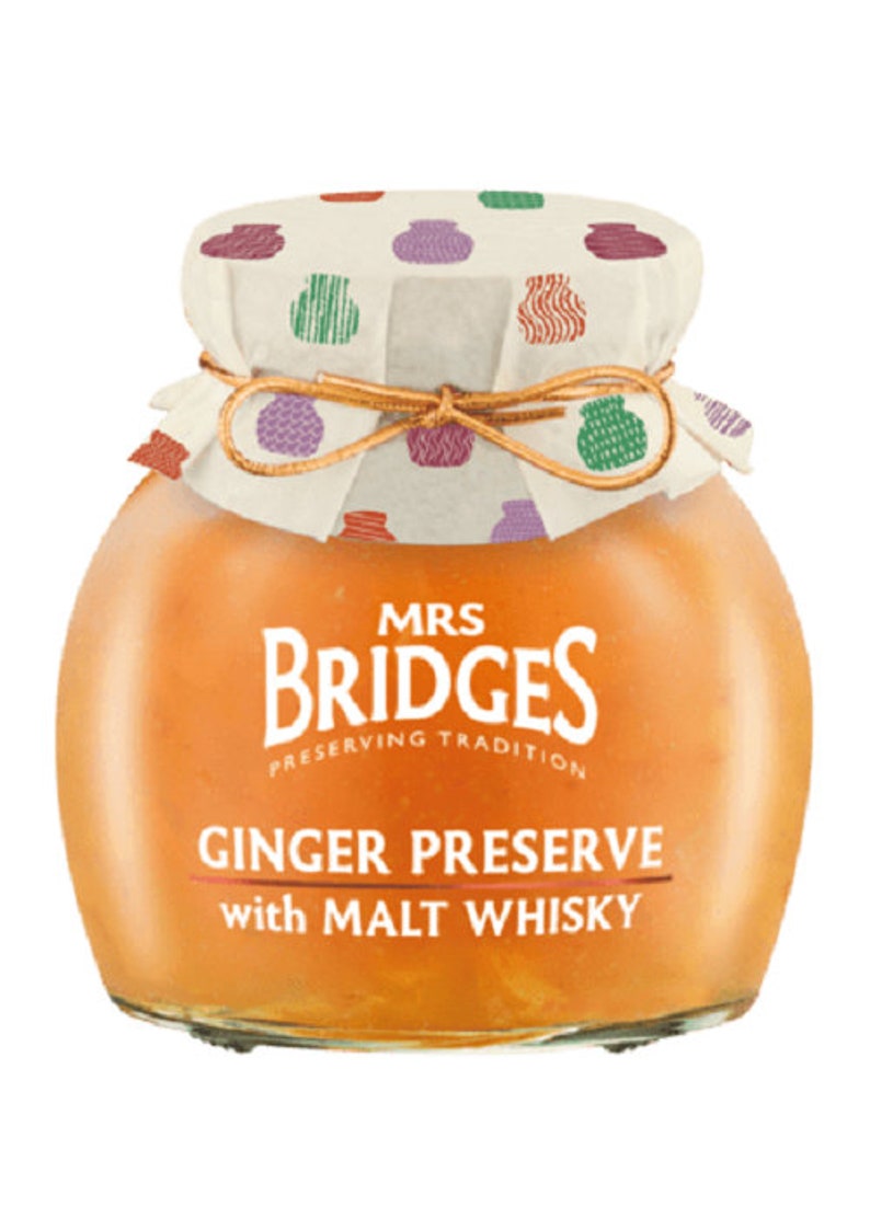 Mrs Bridges Ginger Preserve With Malt Whisky 340g - Etsy
