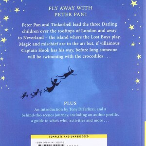 Puffin Classics 'peter Pan' by J. M. Barrie Paperback Book - Etsy