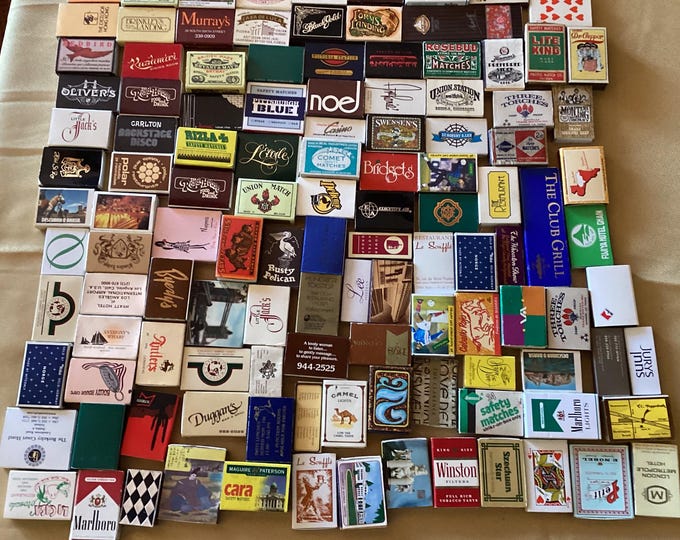 Vintage Rare Lot of Boxed Matches 1960s -90s, 24 - Etsy