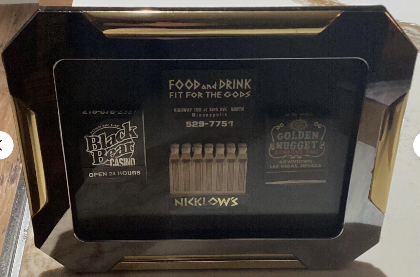 Vintage Iconic Feature and Full Display Casino Matchbook Collection ...