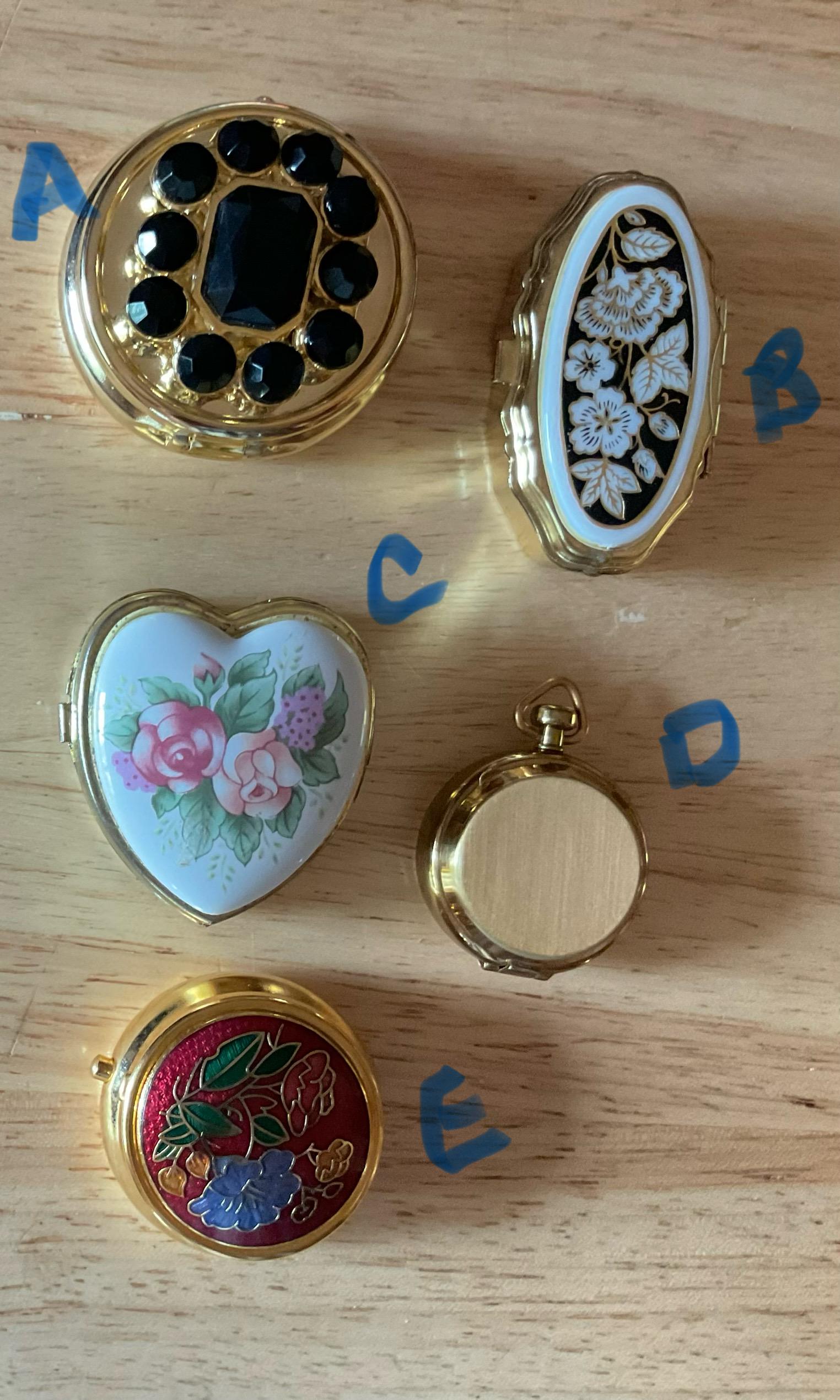 Vintage Metal Pill Boxes, 1900s - Etsy