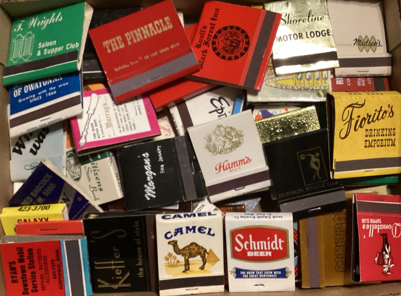 Vintage Rare Matchbooks With Strikes Full UNUSED, Lots 30- 100 FREE ...