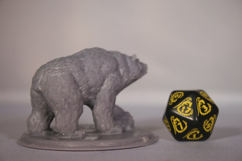 Bear Miniature for Tabletop Rpgs - Etsy