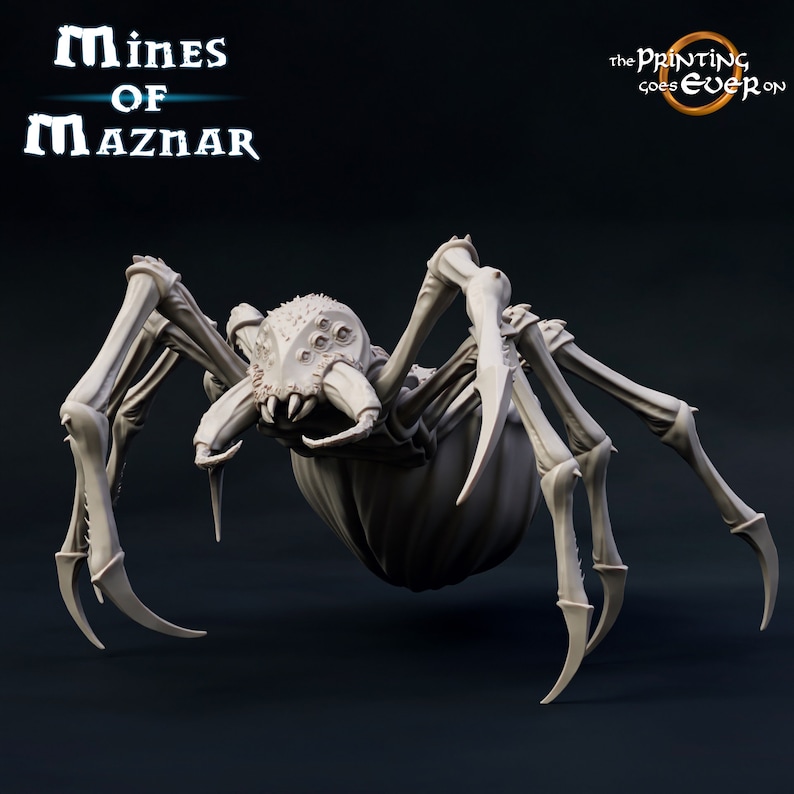 Giant Spider Miniature for Tabletop Rpgs - Etsy