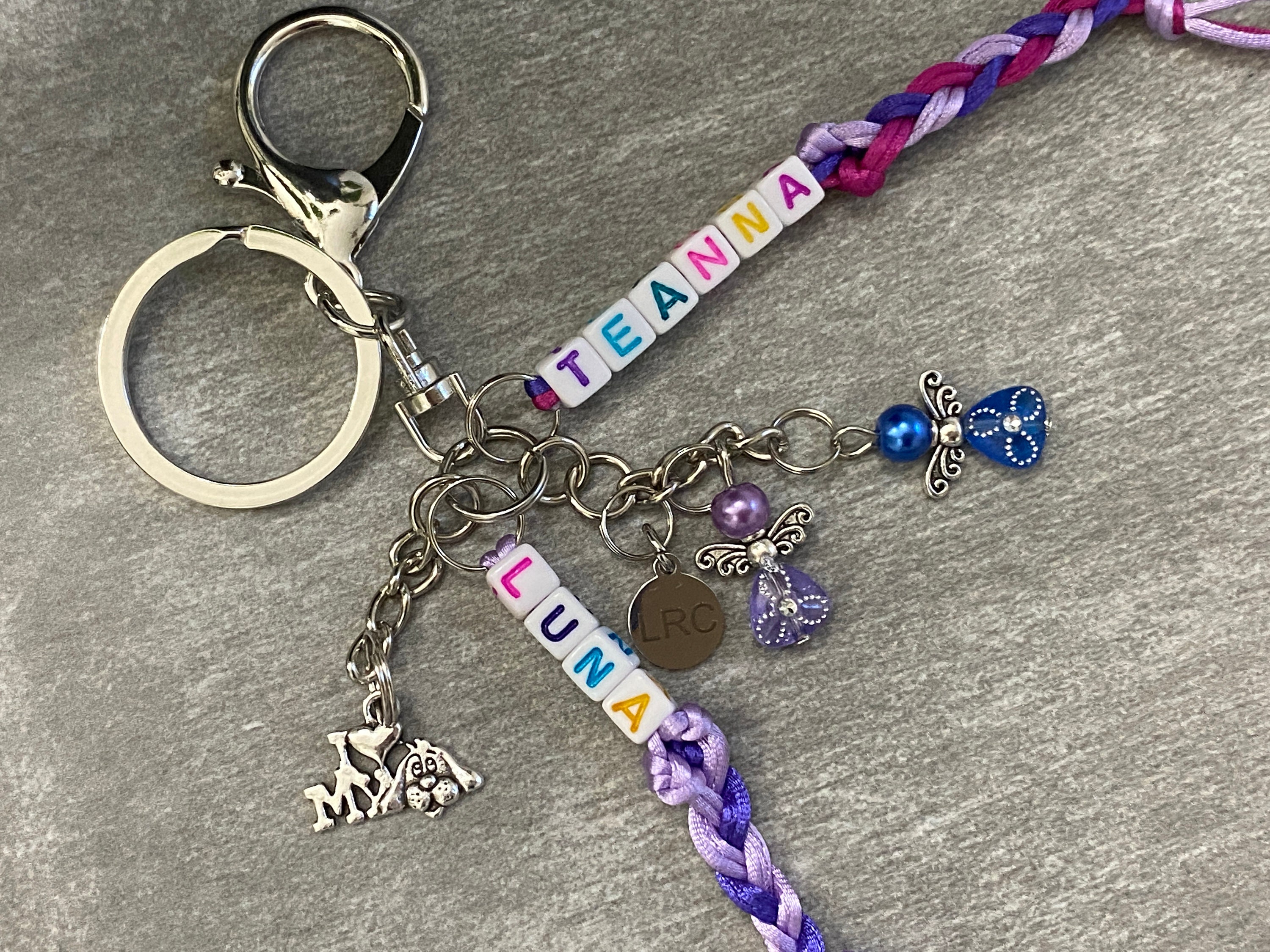 Personalized Name Key Ring Key Chain Key Holder Key Tags a - Etsy Canada