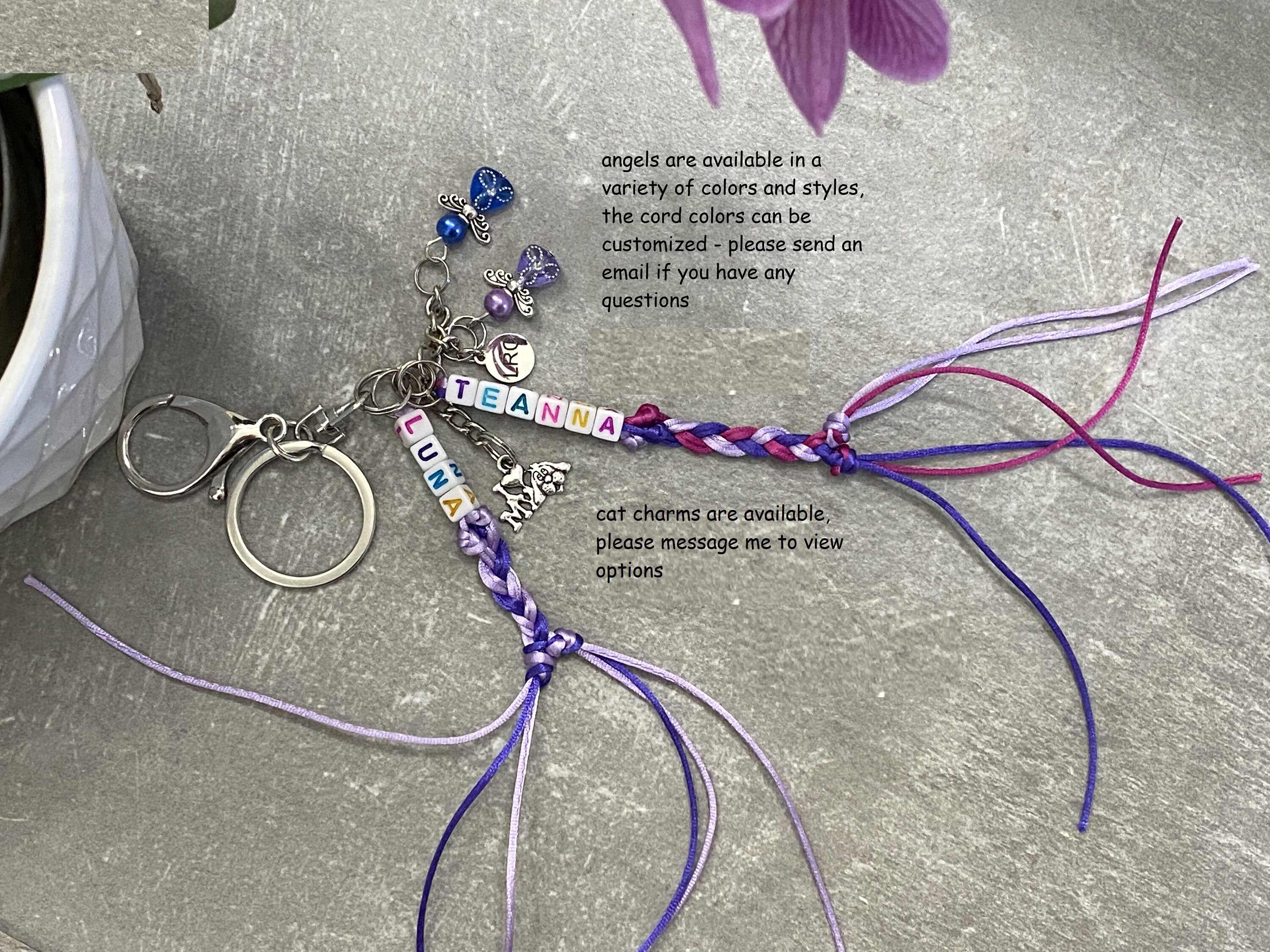 Personalized Name Key Ring Key Chain Key Holder Key Tags a - Etsy Canada