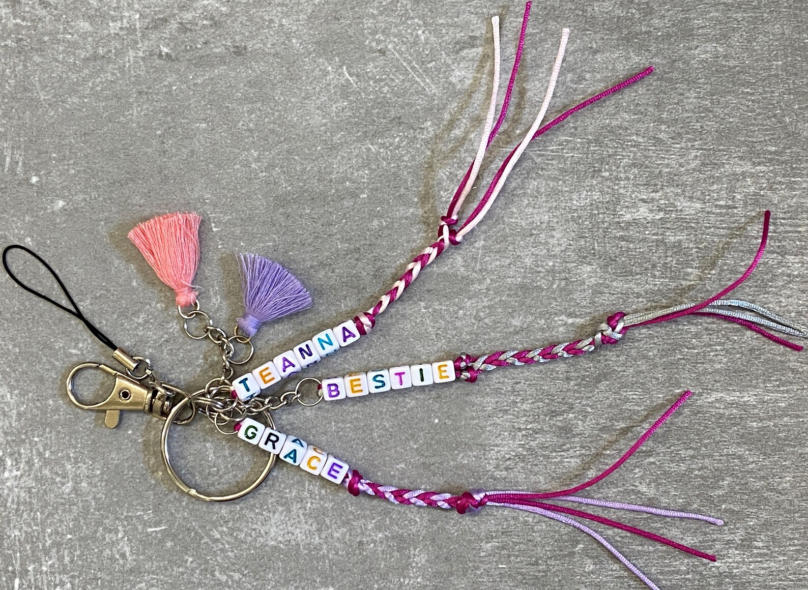 Personalized Name Key Ring Key Chain Key Holder Key Tags a - Etsy Canada