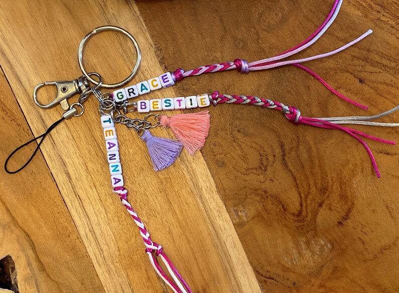 Personalized Name Key Ring Key Chain Key Holder Key Tags a - Etsy Canada