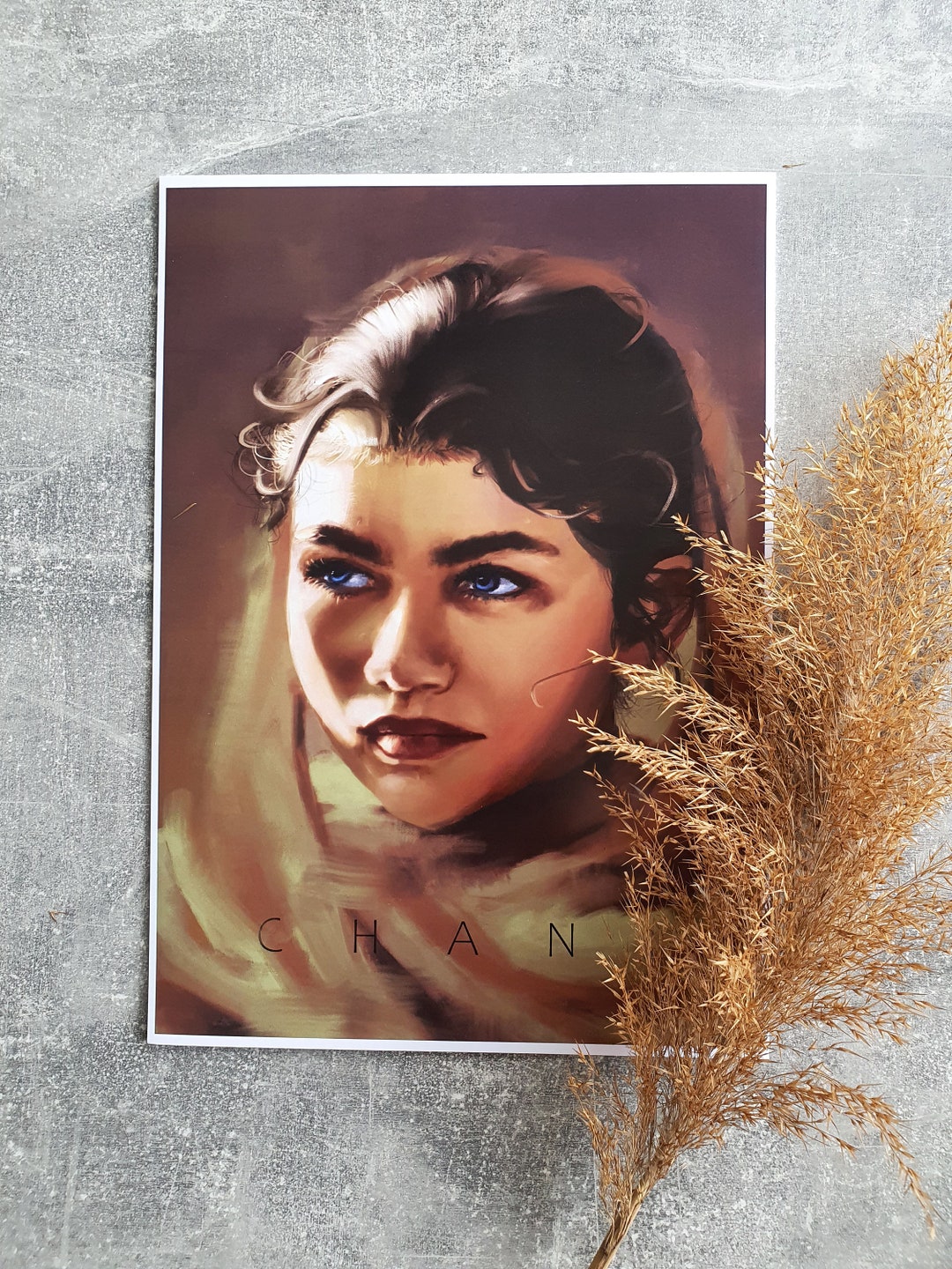 Diuna Chani Portrait Digital Painting Print - Etsy