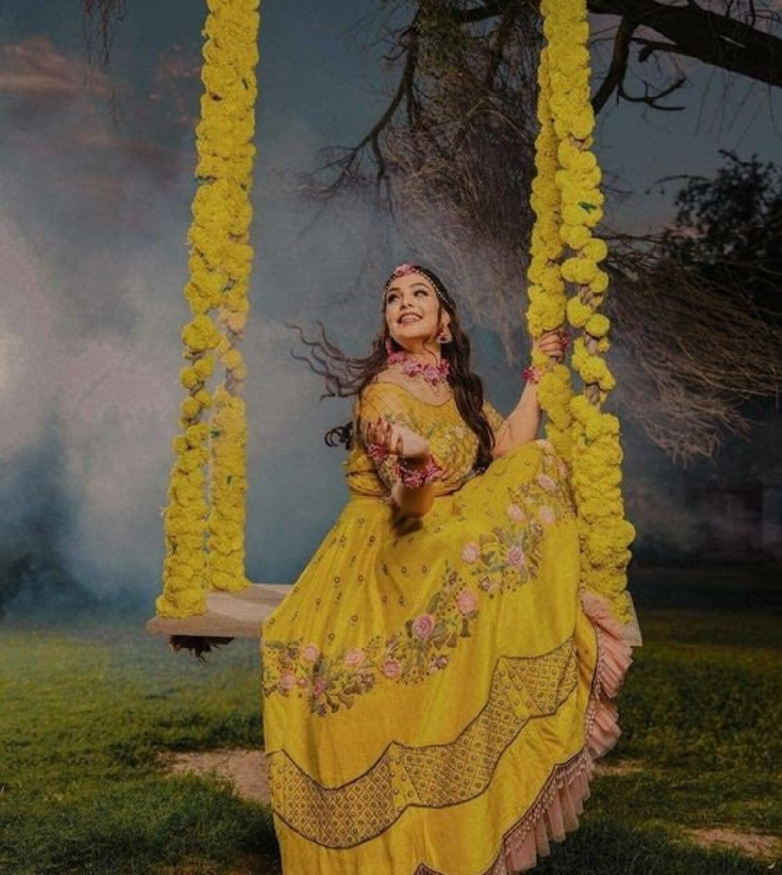 5 Pc Indian Yellow Color Artificial Wedding Ganpati Pooja - Etsy