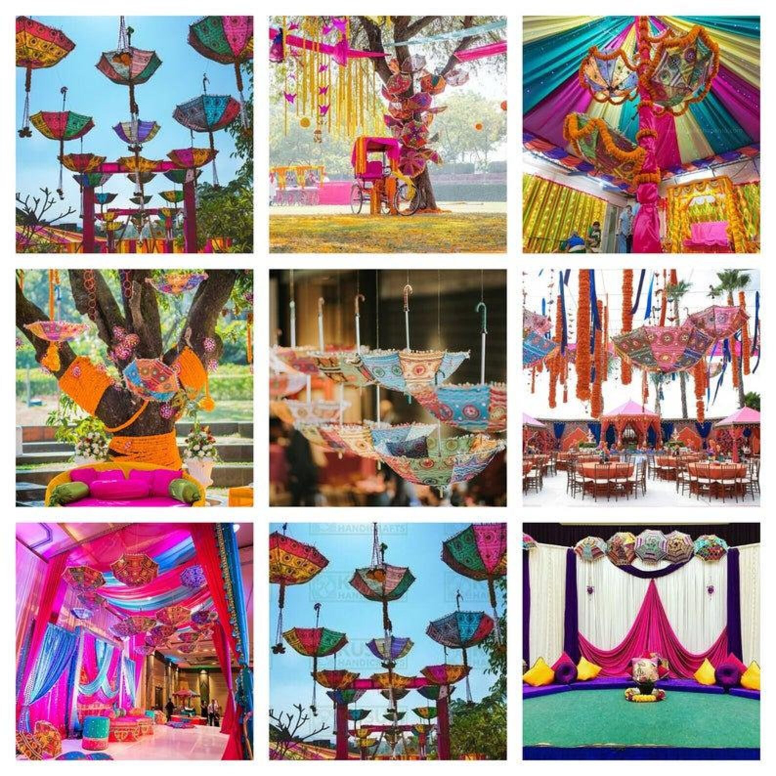 Wholesale Lots Indian Wedding Decoration Umbrellas Decor - Etsy
