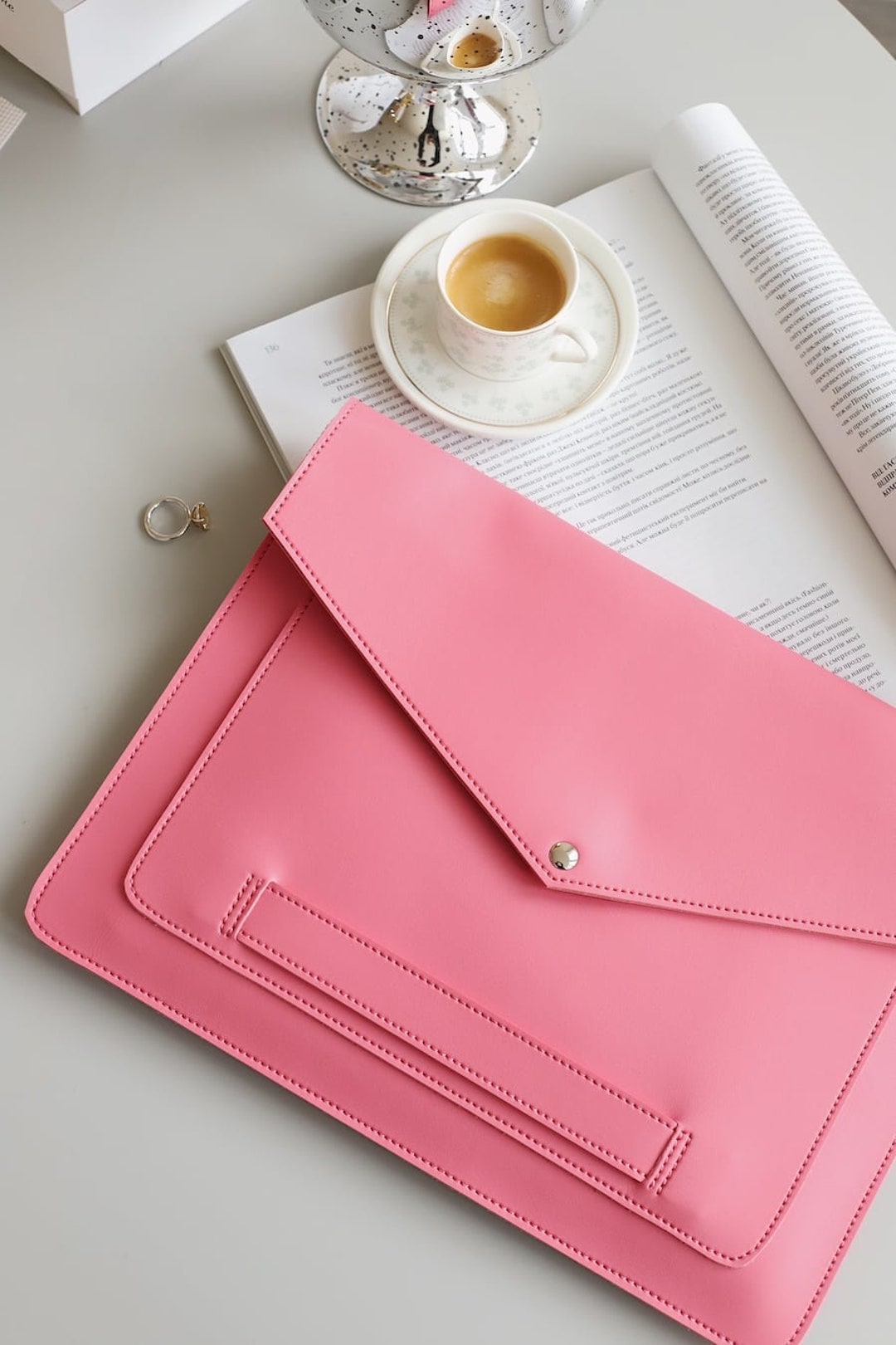 Anika Trend Laptop/tablet Case Made of Eco-leather in Pink - Etsy