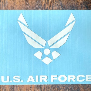 USAF | Distressed Flag | Permanent | Vinyl Decal - Etsy