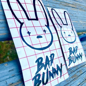 Bad Bunny | Logo | With Name | Without Name | Decal - Etsy