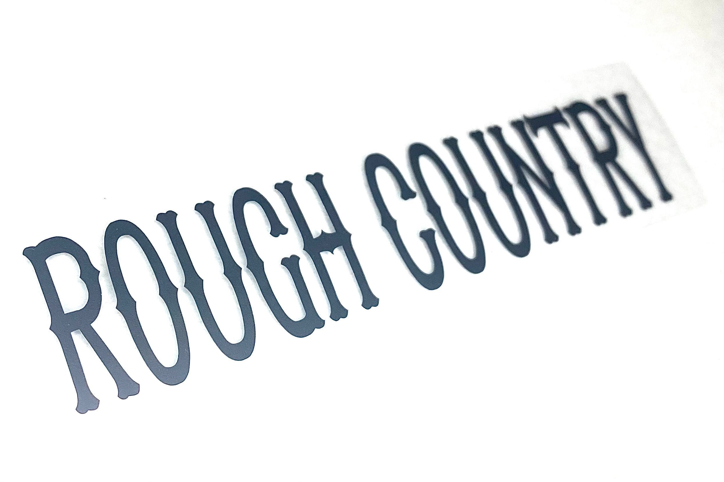 Rough Country Permanent Vinyl Decal - Etsy