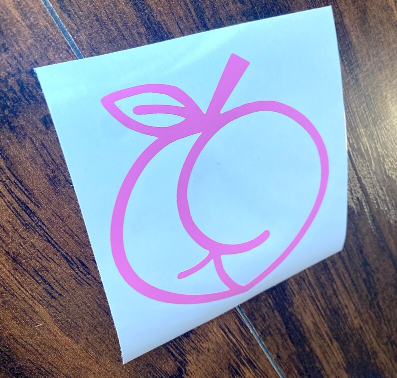 Peach Bubble Bum Decal Sticker Vehicle Window Any - Etsy