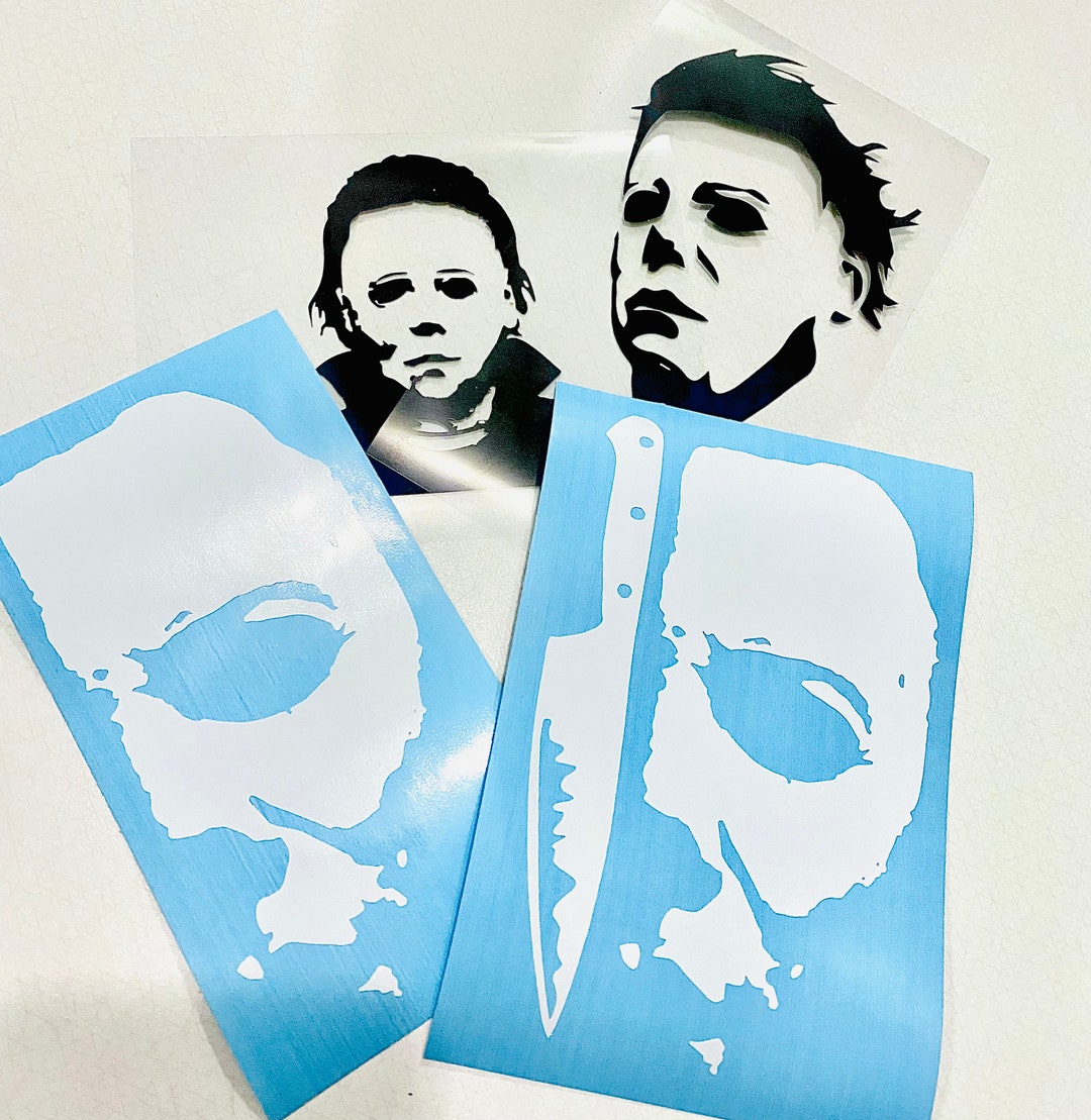 Michael | Myers | Face | Mask | Halloween | Permanent | Vinyl Decal - Etsy