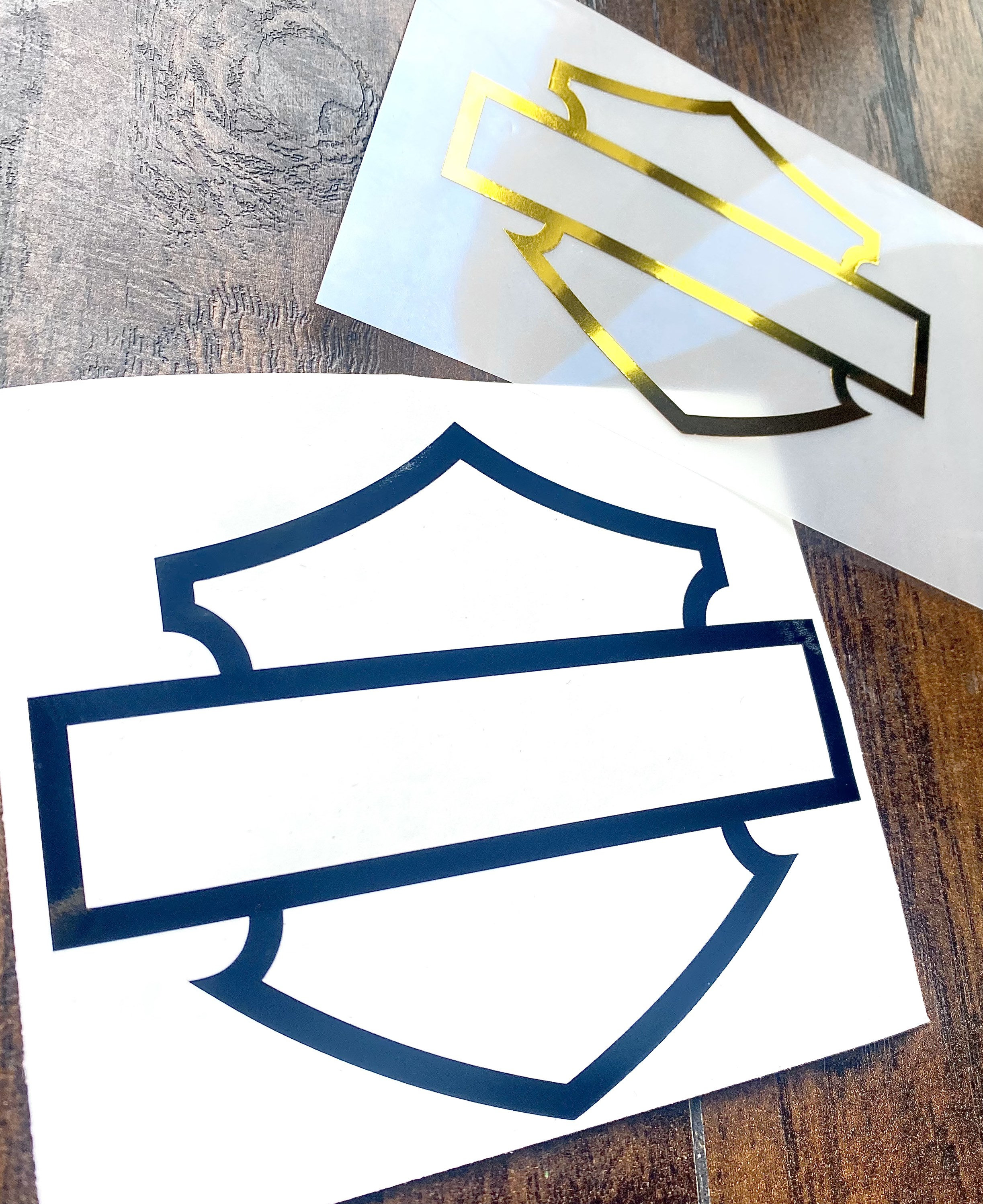 Harley Bar And Shield Outline