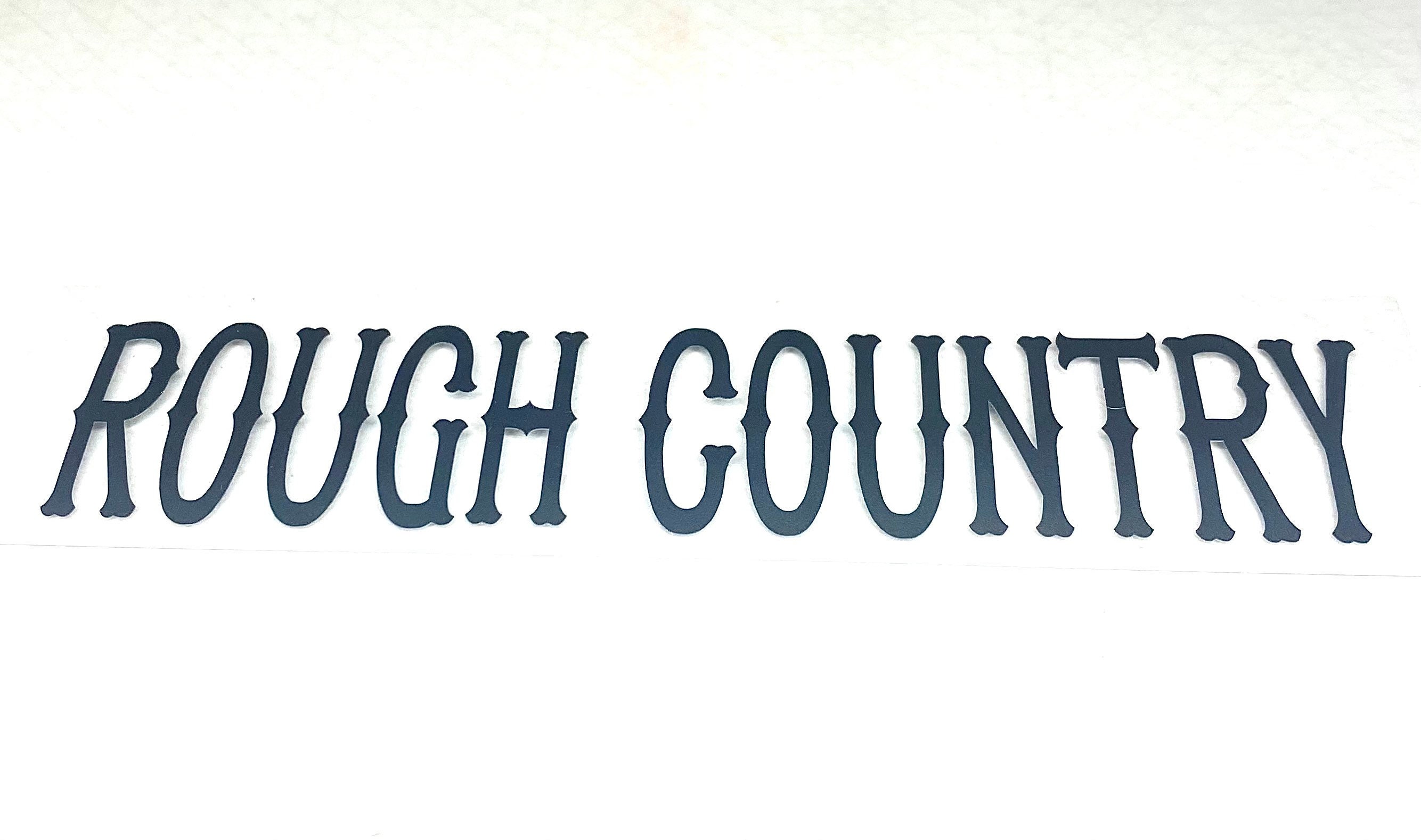 Rough Country | Permanent | Vinyl Decal - Etsy